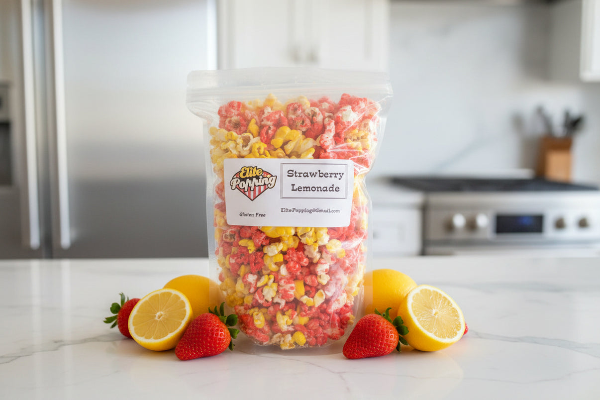 Strawberry Lemonade popcorn – ElitePoppingLLC